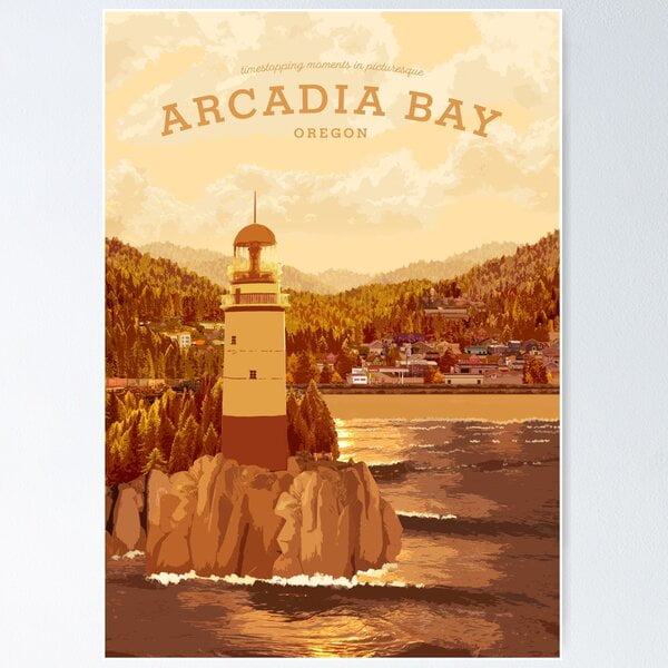 A NEW Life is Strange - Arcadia Bay Travel Poster (Sunset) Poster ...