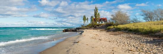 A NEW Lighthouse on the coast, Point Betsie Lighthouse, Lake Michigan ...