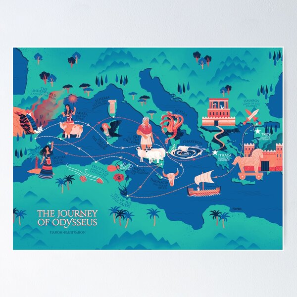 A NEW Odyssey Map - safe for work Poster - Walmart.com
