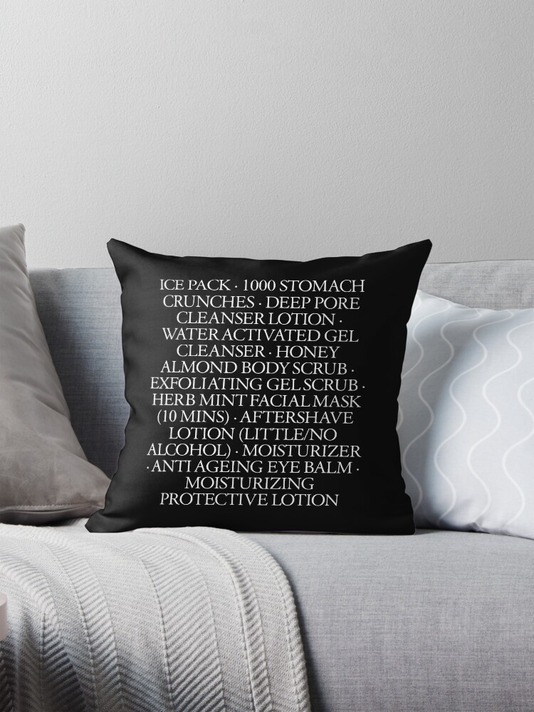 A NEW Patrick Bateman Morning Routine Pillow Covers - Walmart.com