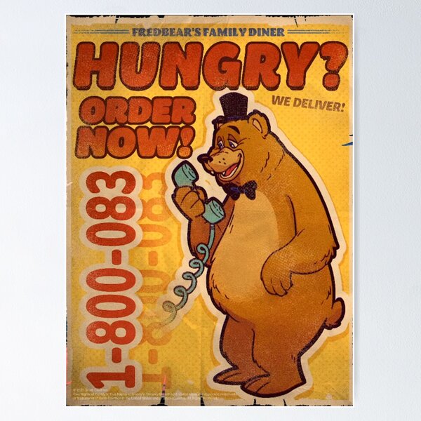 A NEW Vintage FNAF Poster Poster - Walmart.com