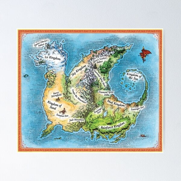 A NEW WOF Maps Poster - Walmart.com