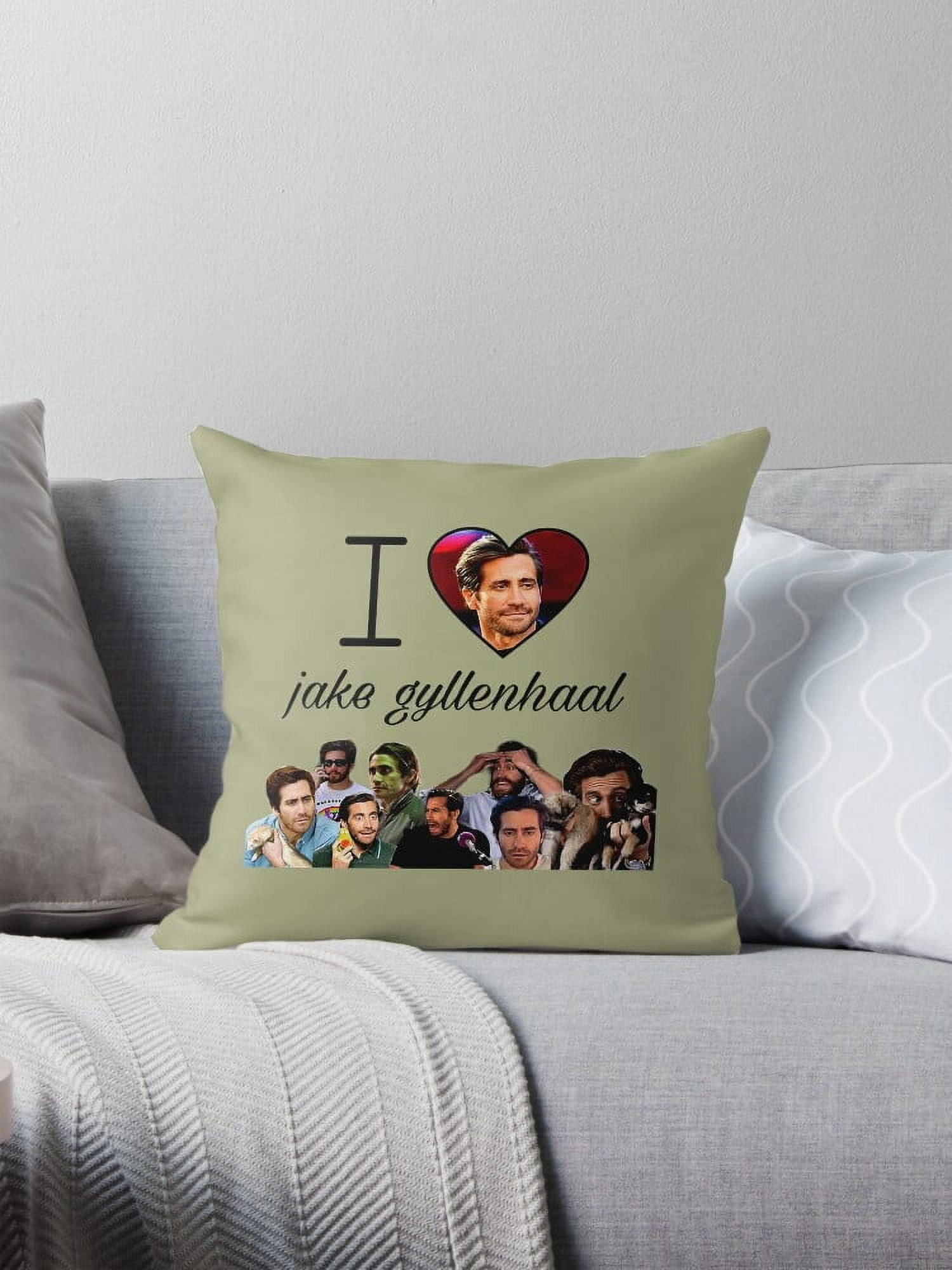 A NEW i heart jake gyllenhaal Pillow Covers - Walmart.com