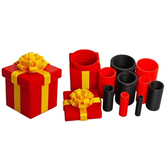 A Nested Screw Gift Box, Crazy Layered Present Wrapping Box With ...