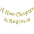 A New Chapter Begins Banner - Book Themed Baby Shower Decorations ...