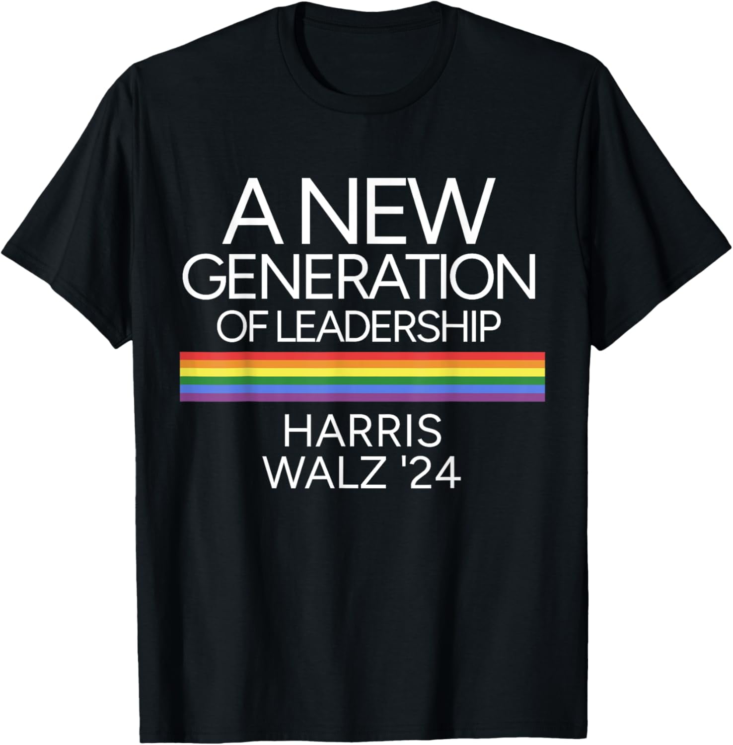 A New Generation of Leadership Kamala Harris 2024 LGBTQ T-Shirt ...