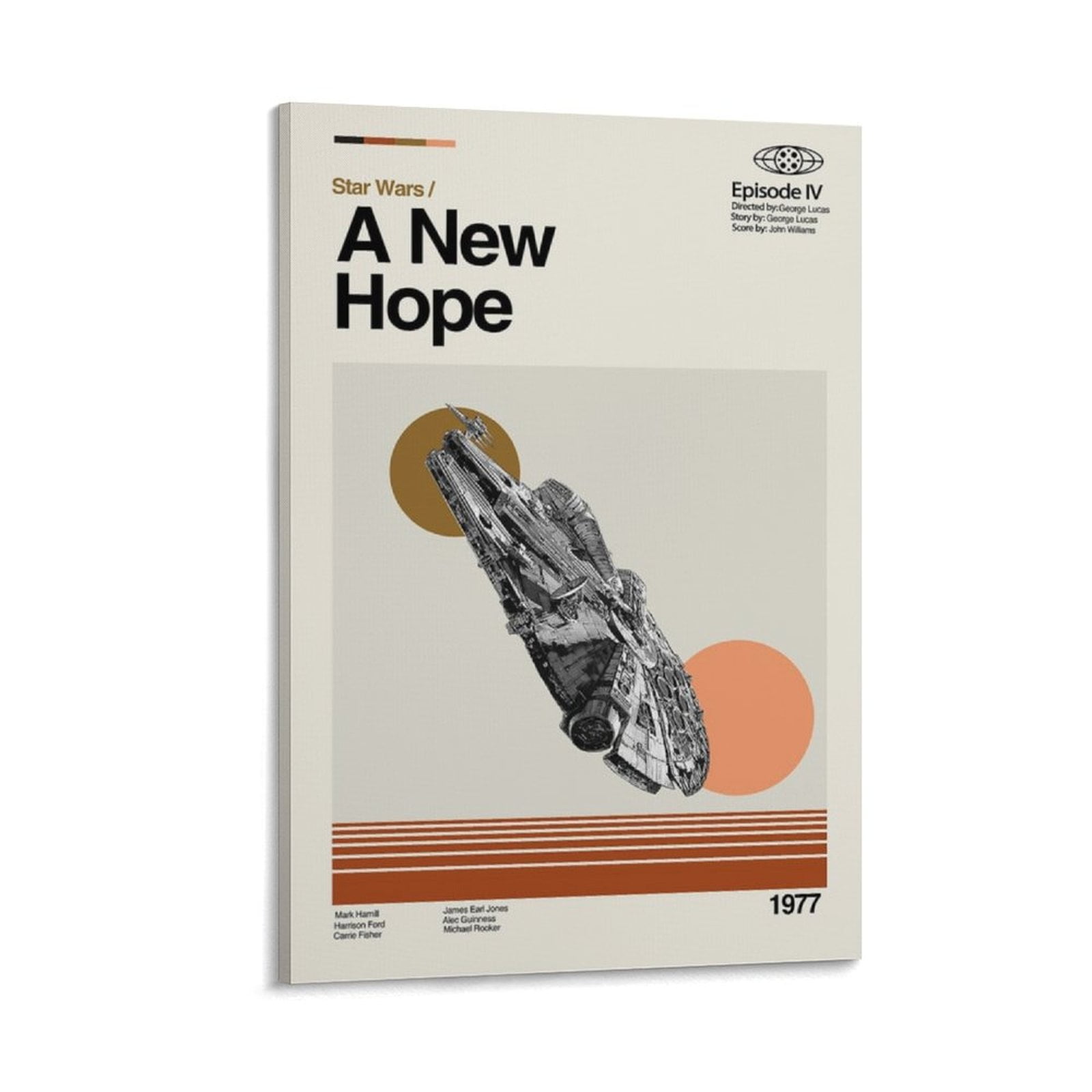 A New Hope Poster, Star Wars Film, Georgre Lucas, John Williams, A New ...