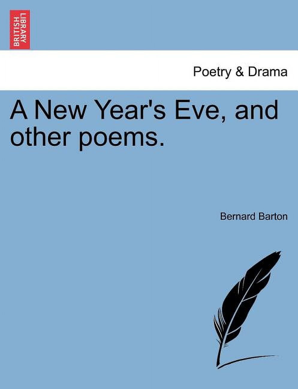 A New Year's Eve, and Other Poems. (Paperback) - Walmart.com