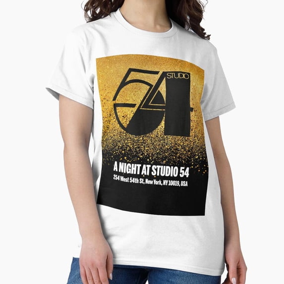 A Night At Studio 54 Disco Club Retro Rave Dance Floor T-Shirt ...