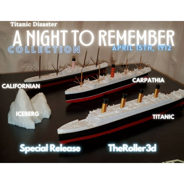 Titanic Disaster Collection: RMS Titanic, RMS Carpathia, SS Californian ...