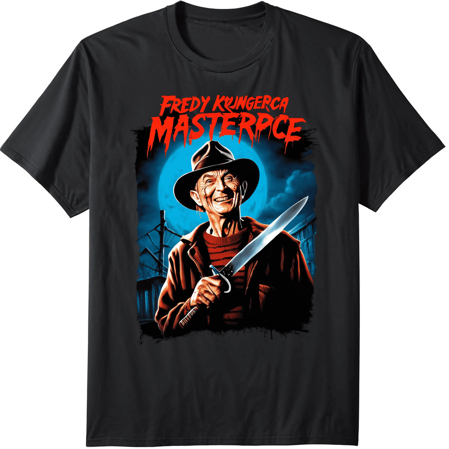 A Nightmare On Elm Street Freddy Poster Fade T-Shirt - Walmart.com