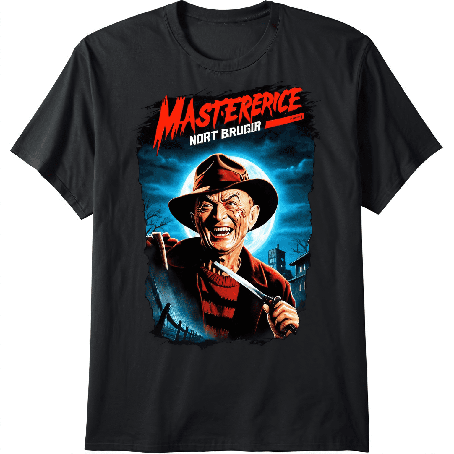 A Nightmare On Elm Street Freddy Poster Fade T-Shirt - Walmart.com
