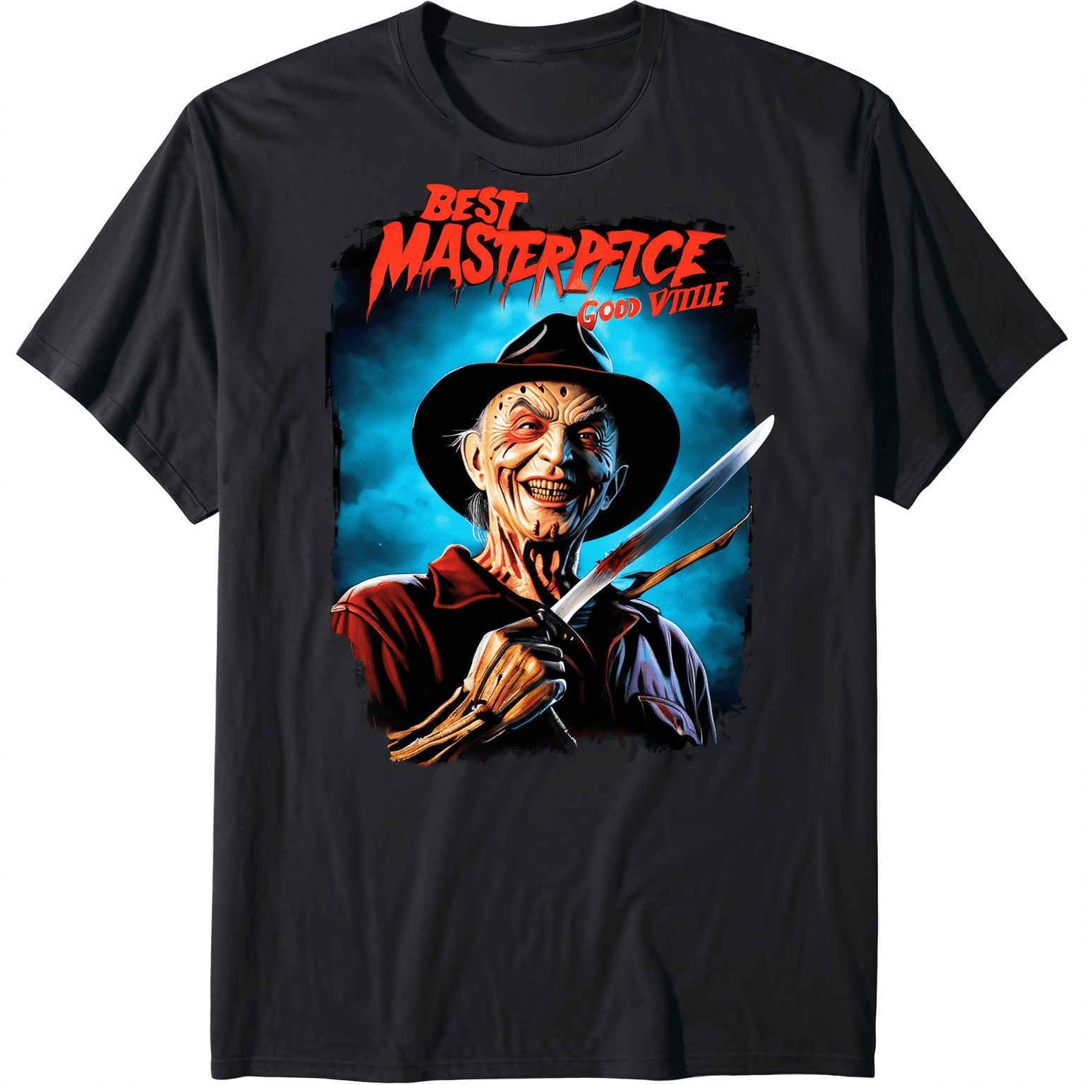 A Nightmare On Elm Street Freddy Poster Fade T-Shirt - Walmart.com