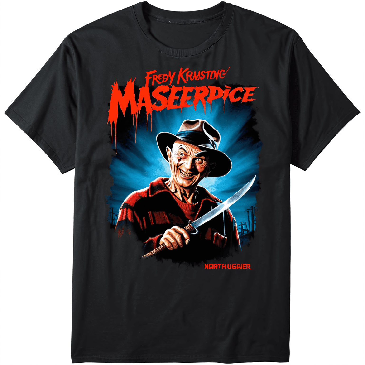 A Nightmare On Elm Street Freddy Poster Fade T-Shirt - Walmart.com