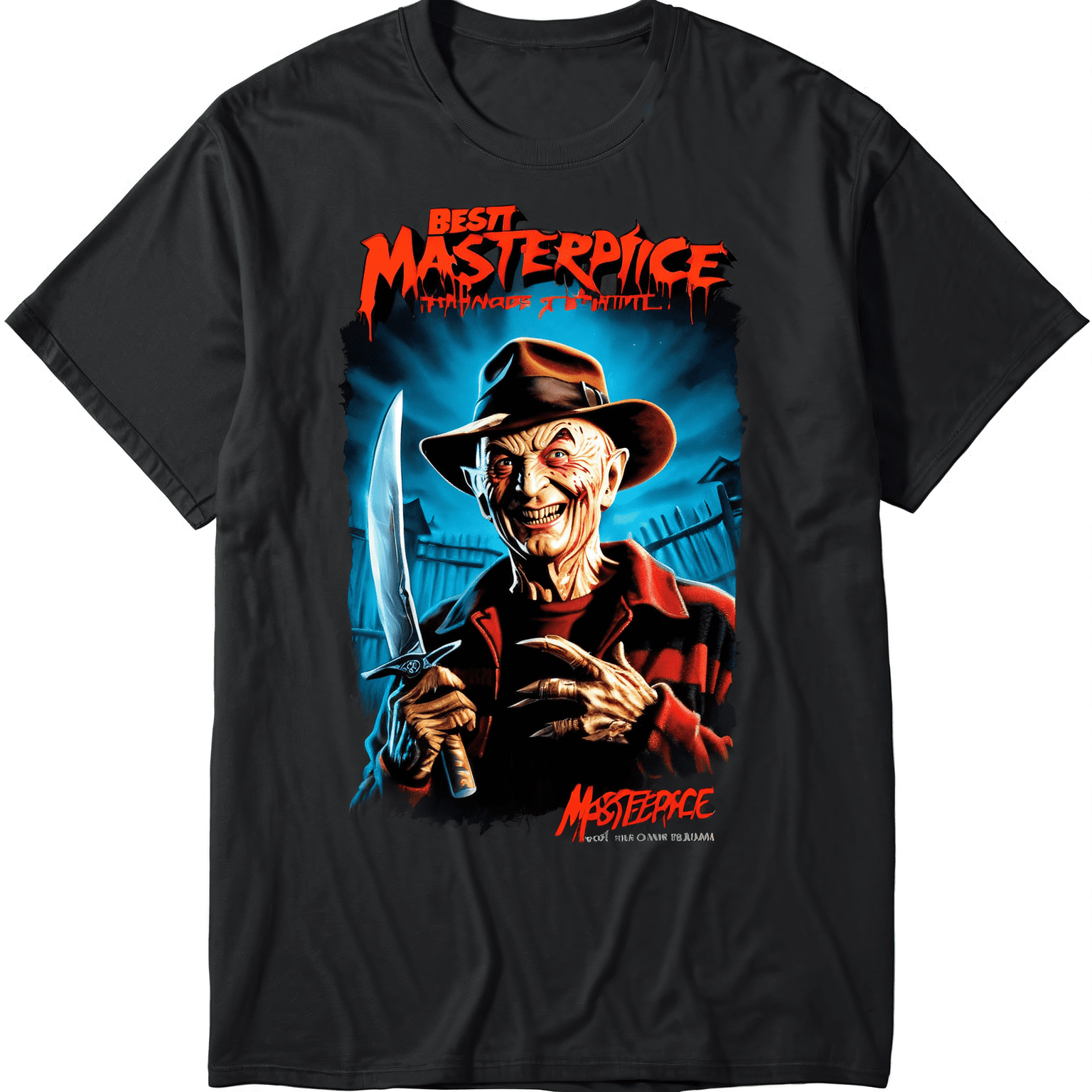 A Nightmare On Elm Street Freddy Poster Fade T-Shirt - Walmart.com