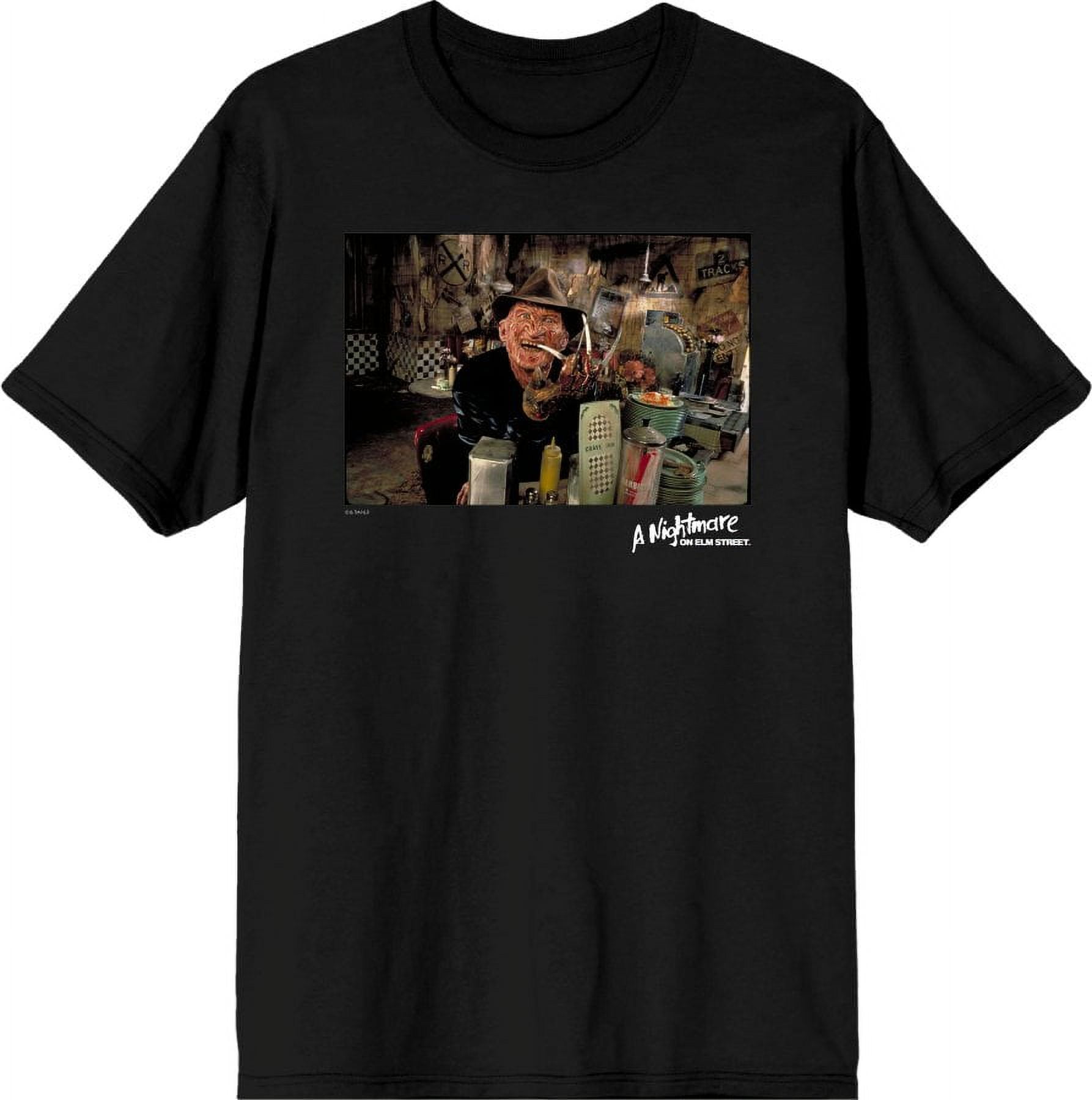 A Nightmare On Elm Street Freddy Smoking Men's Black Crew Neck Short ...