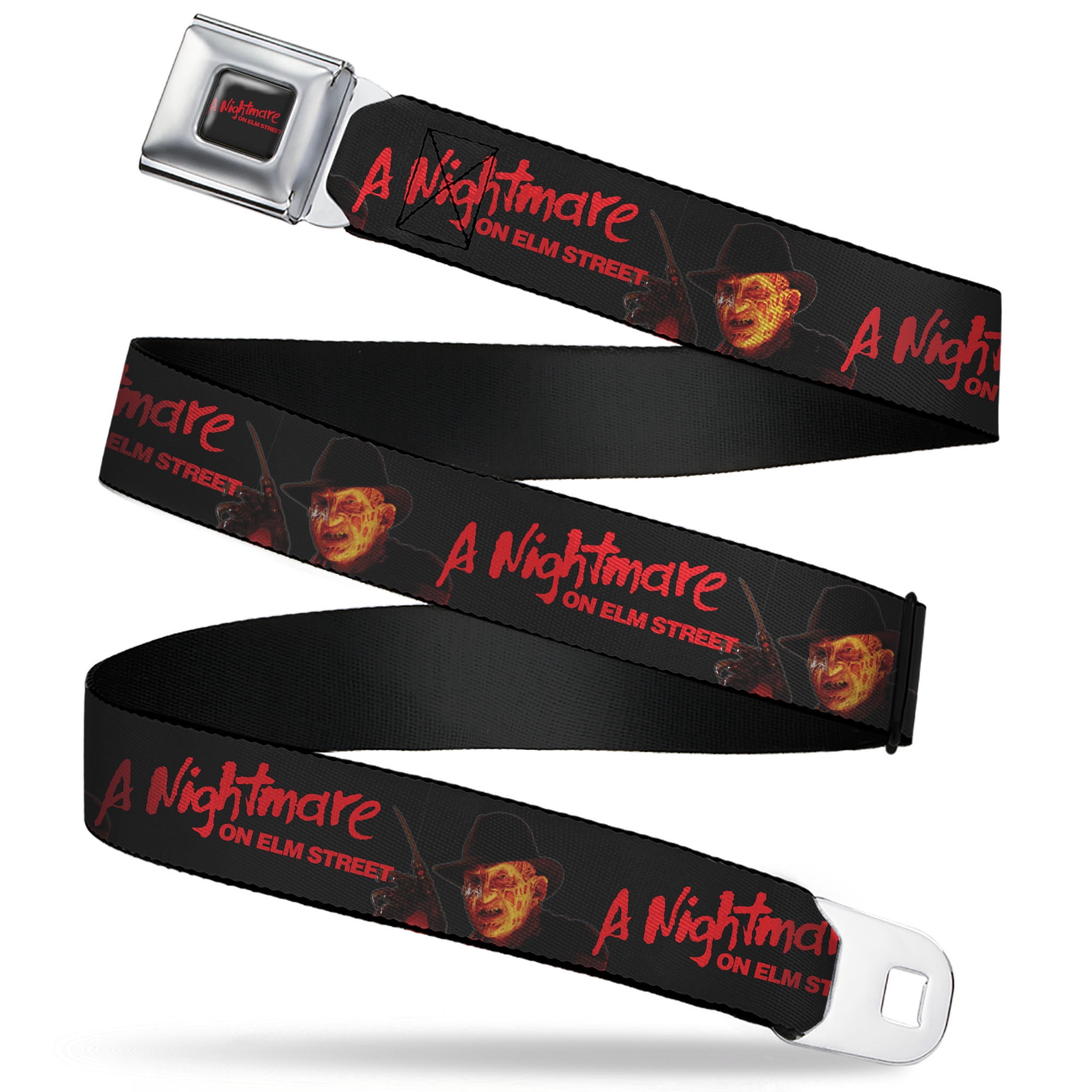 A Nightmare on Elm Street Belt, Seatbelt Buckle Belt, A Nightmare on ...