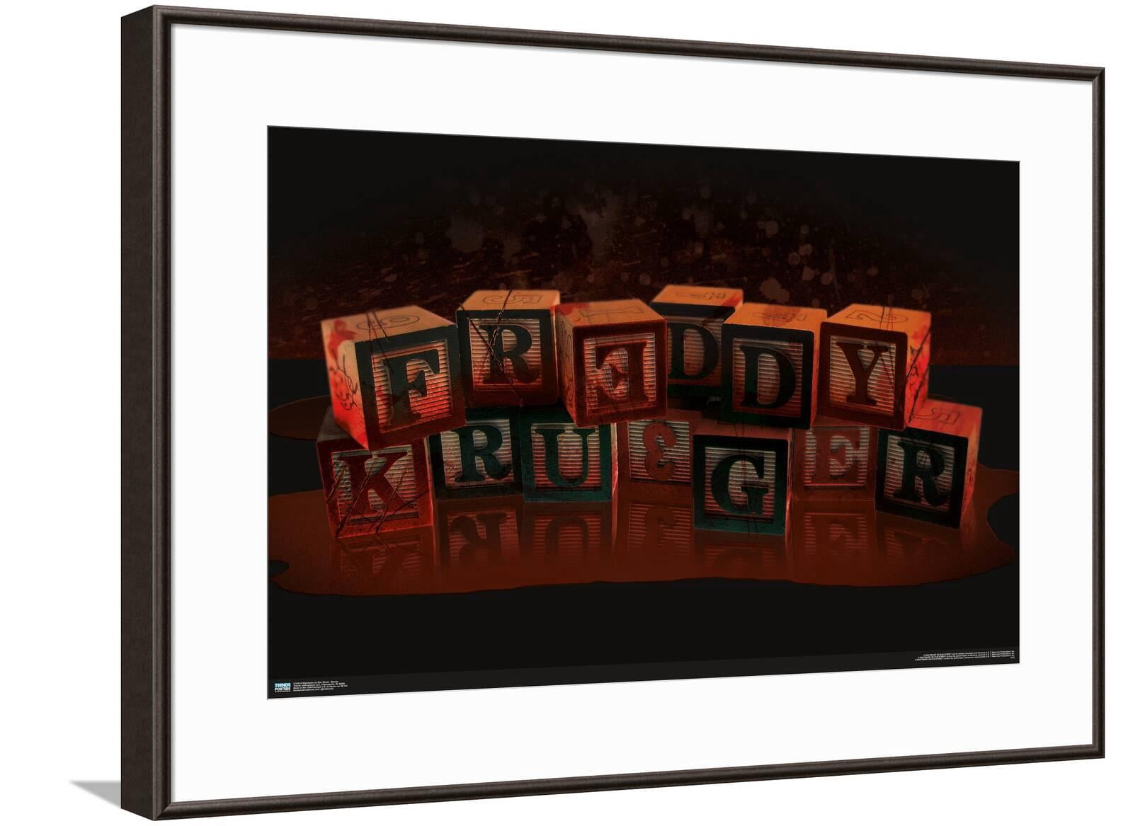 A Nightmare on Elm Street - Blocks Canvas Wall Poster, 14.725" x 22.375 ...