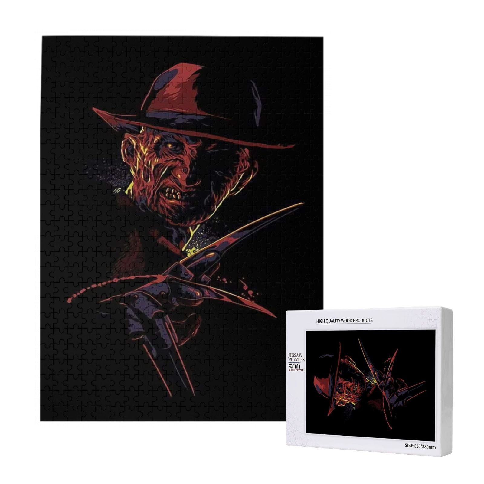 A Nightmare on Elm Street Jigsaw Puzzle Interactive Brain Teaser Board ...