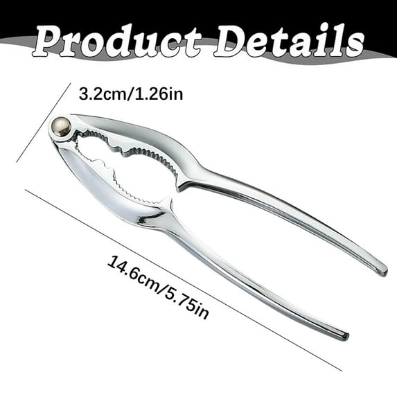 A Nutcracker Stainless Crack Almond Walnut Filbert Nut Kitchen Sheller ...