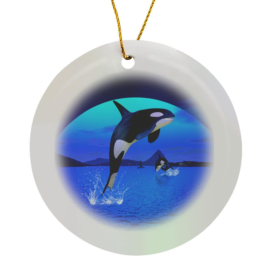A Orca Whale Enjoy The Freedom, For Animal And Nature Lovers, Circle ...
