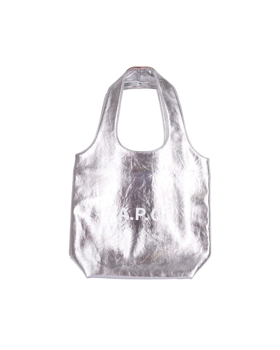 A.P.C. Women's Ninon Small Silver Tote Shoulder Bag Silver - Walmart.com