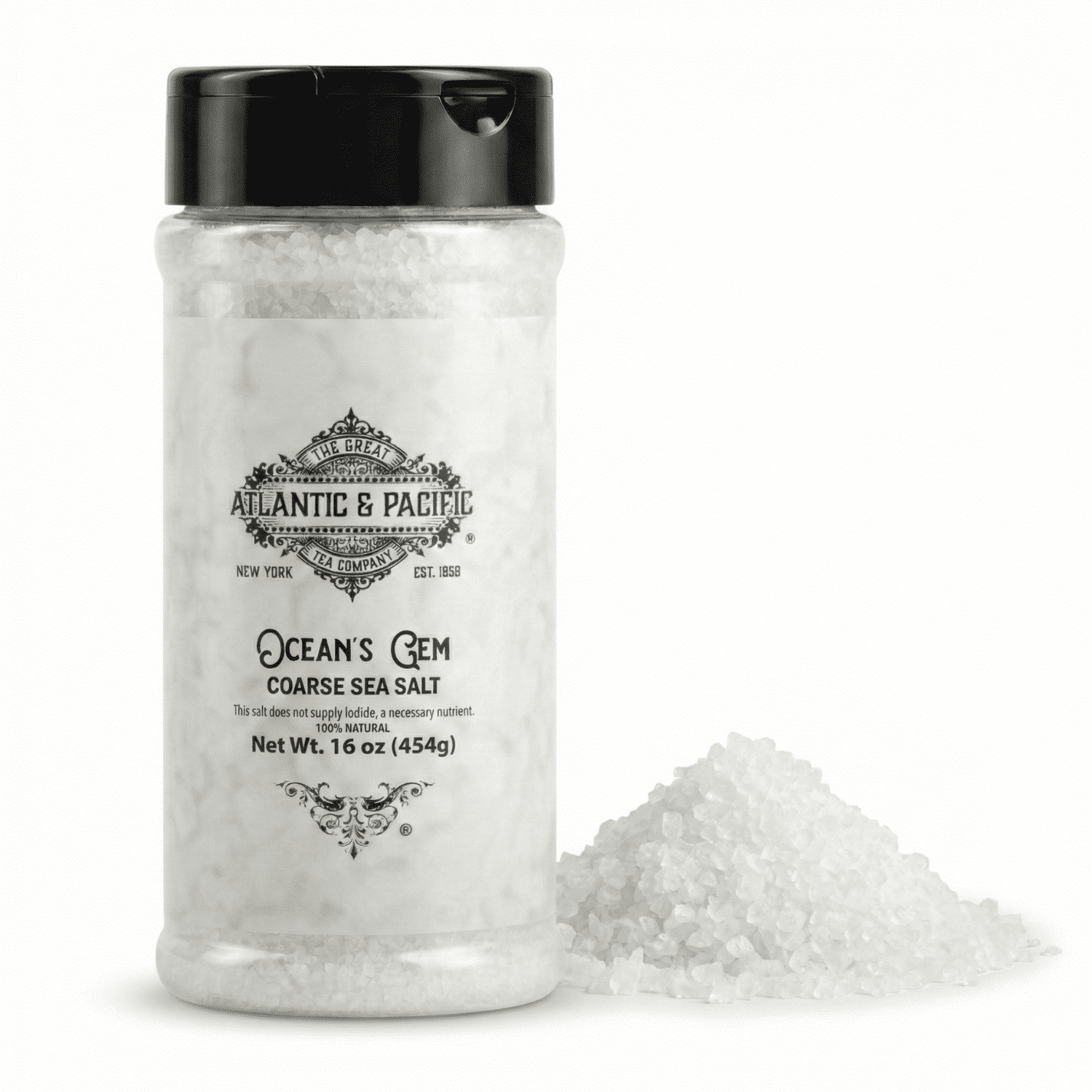 A&P Ocean's Gem Coarse Sea Salt 16 oz - Walmart.com