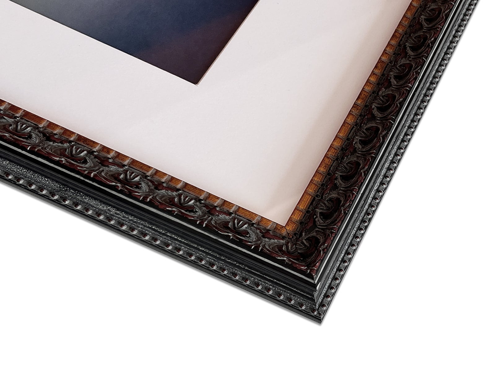 A PLUS MAX 20 x 24 Inch Antique Gold Picture Frame Matted to Display a ...