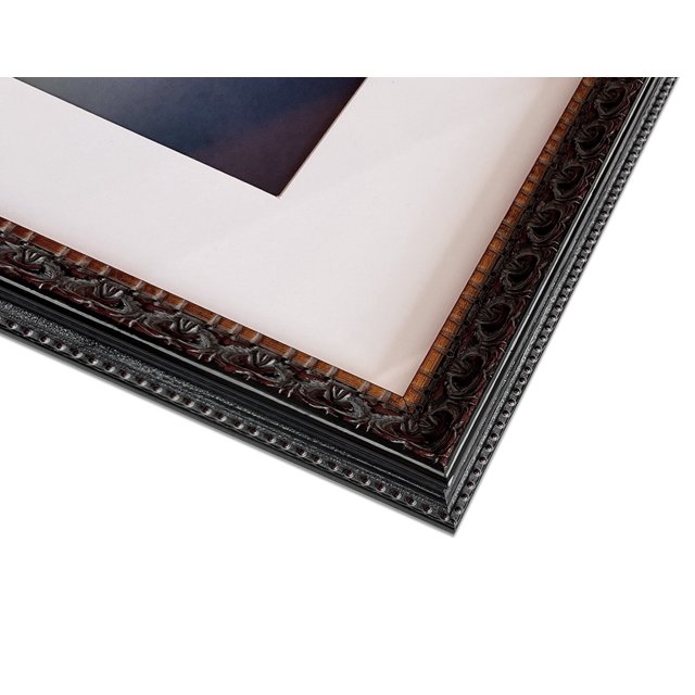 A PLUS MAX 20 x 24 Inch Antique Gold Picture Frame Matted to Display a ...