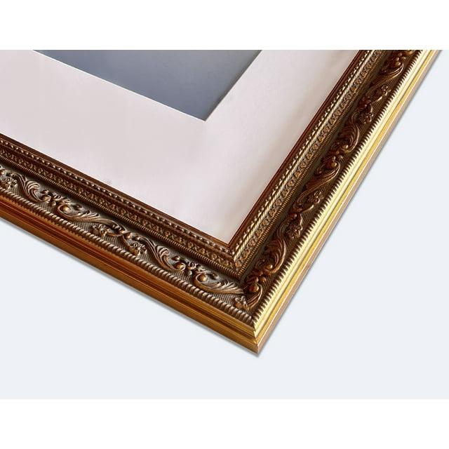 A PLUS MAX Timeless 20x24 Inch Antique Gold Picture Frame Matted to ...