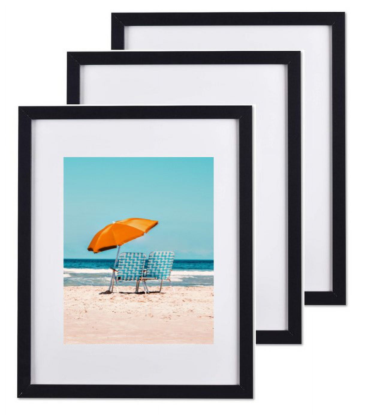 A PLUS MAX 20x24 Inch Black Picture Frames with White Mat for 16x20 ...