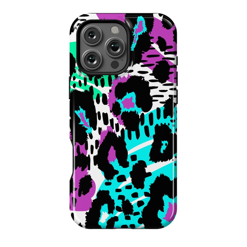 A PURPLE TEAL ANIMAL PRINT Themed Wild And Stylish Tough Case for ...