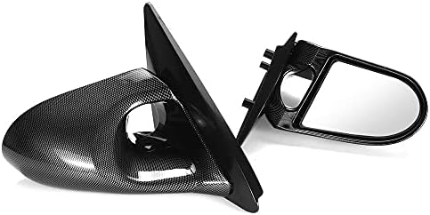 A Pair Manual Adjustment Car Door Wing Rear View Wing Side Mirror Fit ...