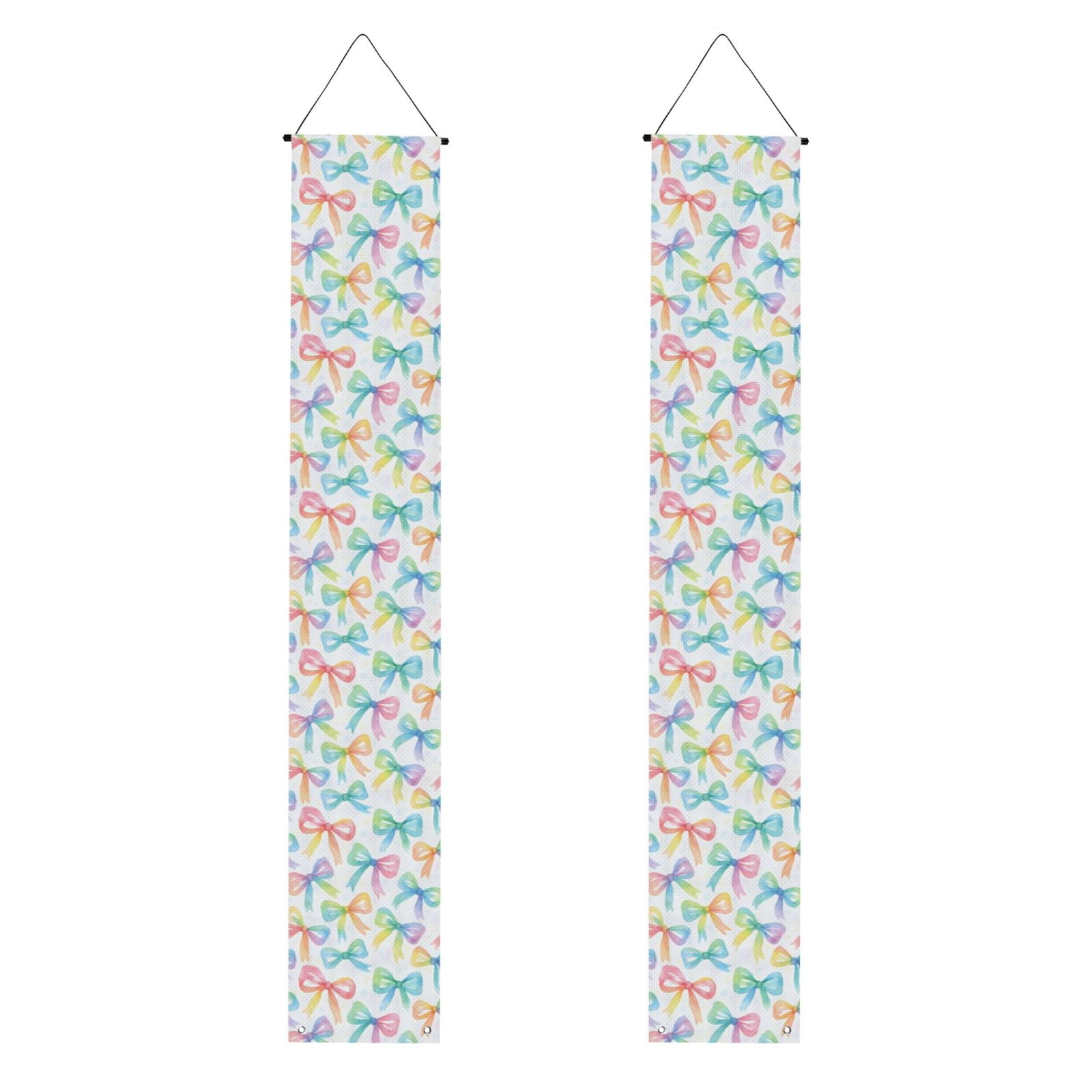 A Pair Of Decorative Banners 70.9×11.8in Can Be Reused And Easily ...