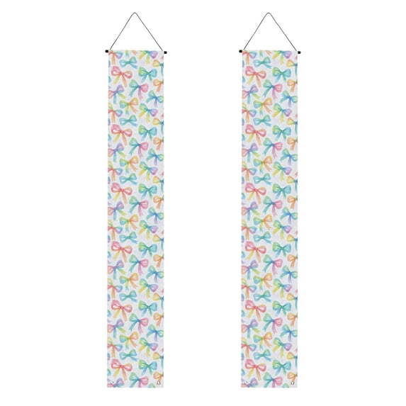 A Pair Of Decorative Banners 70.9×11.8in Can Be Reused And Easily ...
