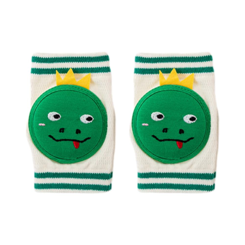 A Pair Of Green Frog Children'S Leg Guards And Elbow Guards Mesh Thin ...