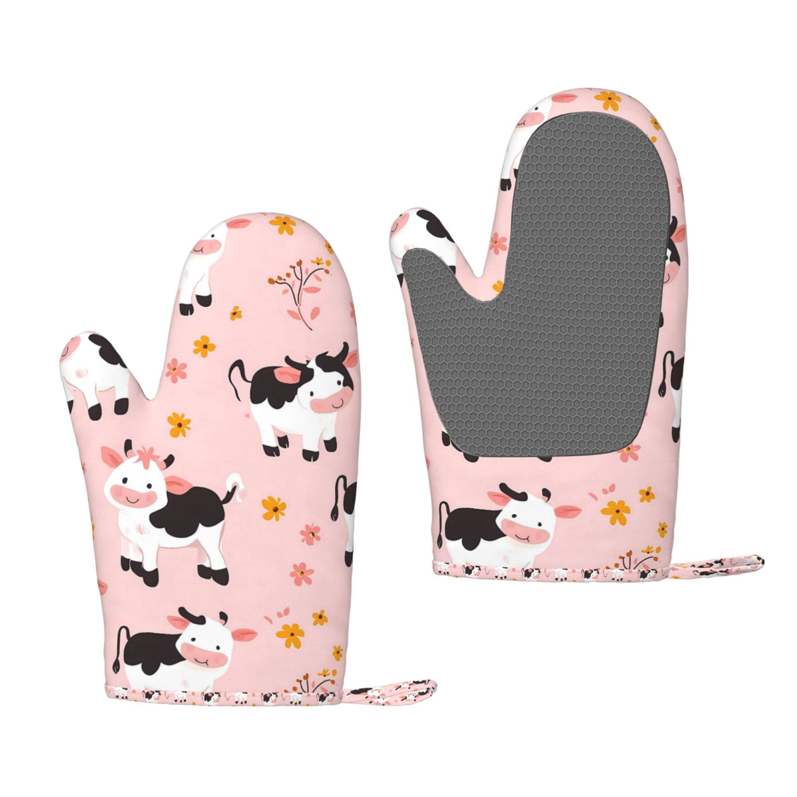 A Pair Of Heat Insulation And Anti-Perm Gloves 7×11in Thick Anti-Perm ...