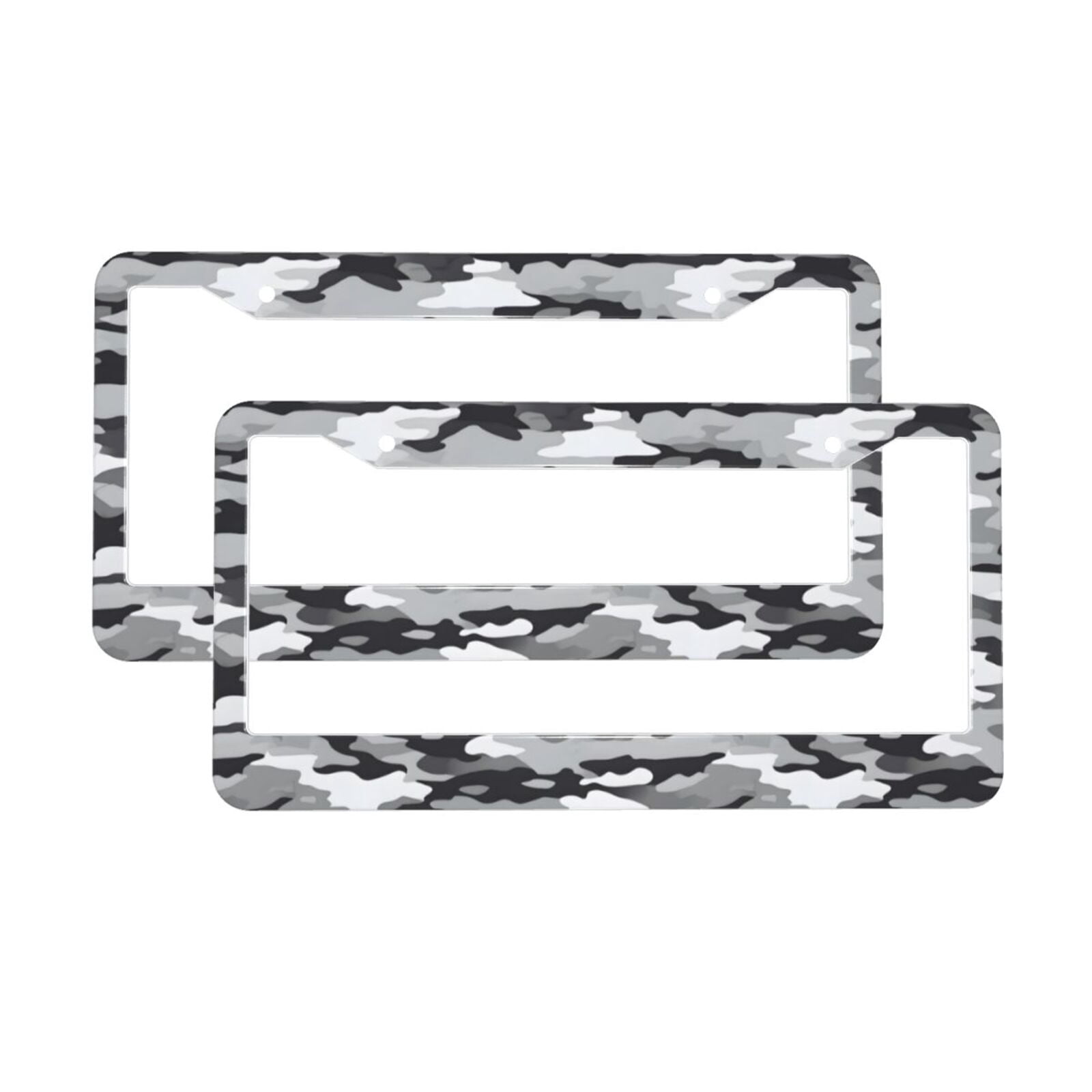 A Pair Of License Plate Frame Sunscreen Corrosion Resistant Rust 12.3×6 ...