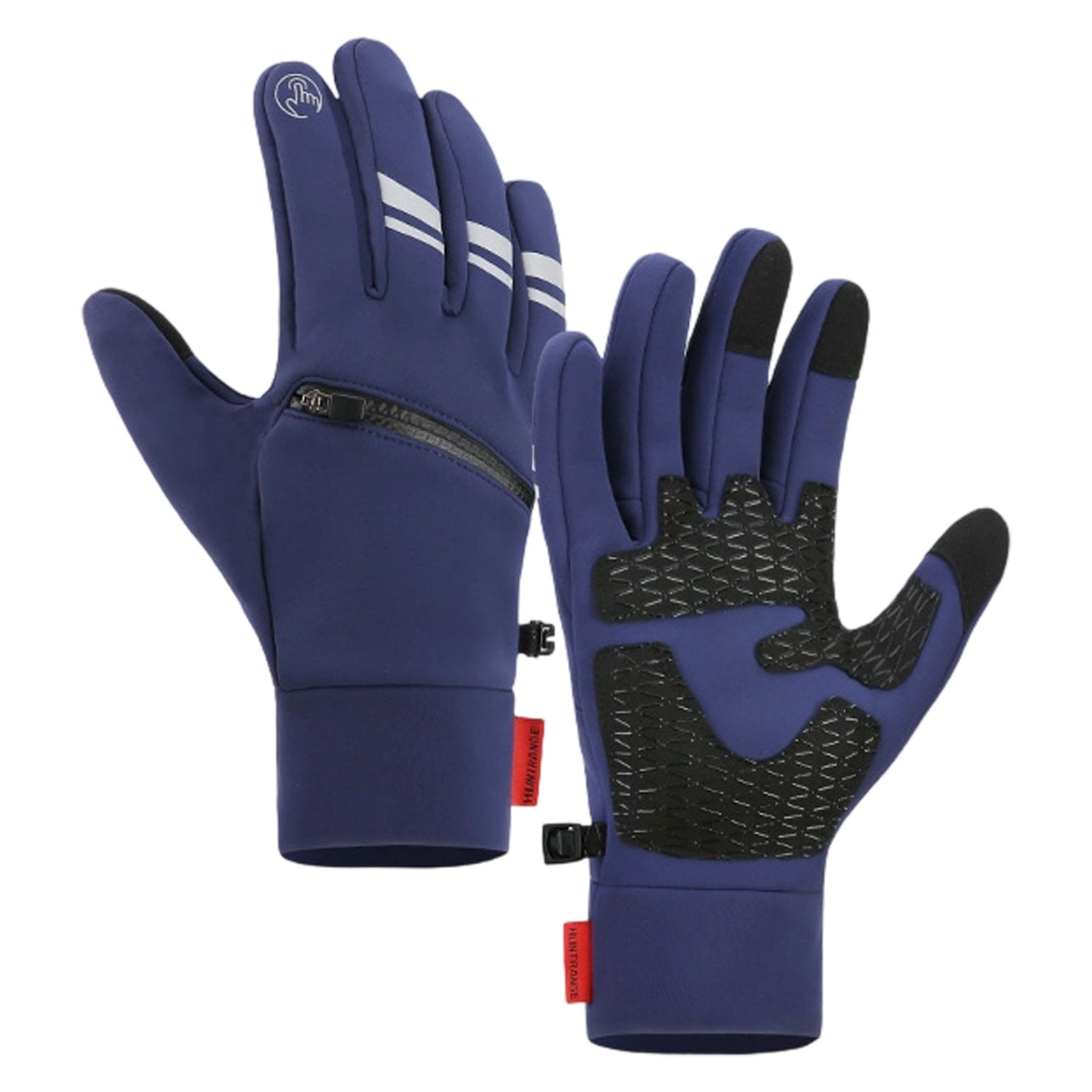 A Pair Warm Winter Gloves - Anti Slip Touchscreen, Windproof & Water ...