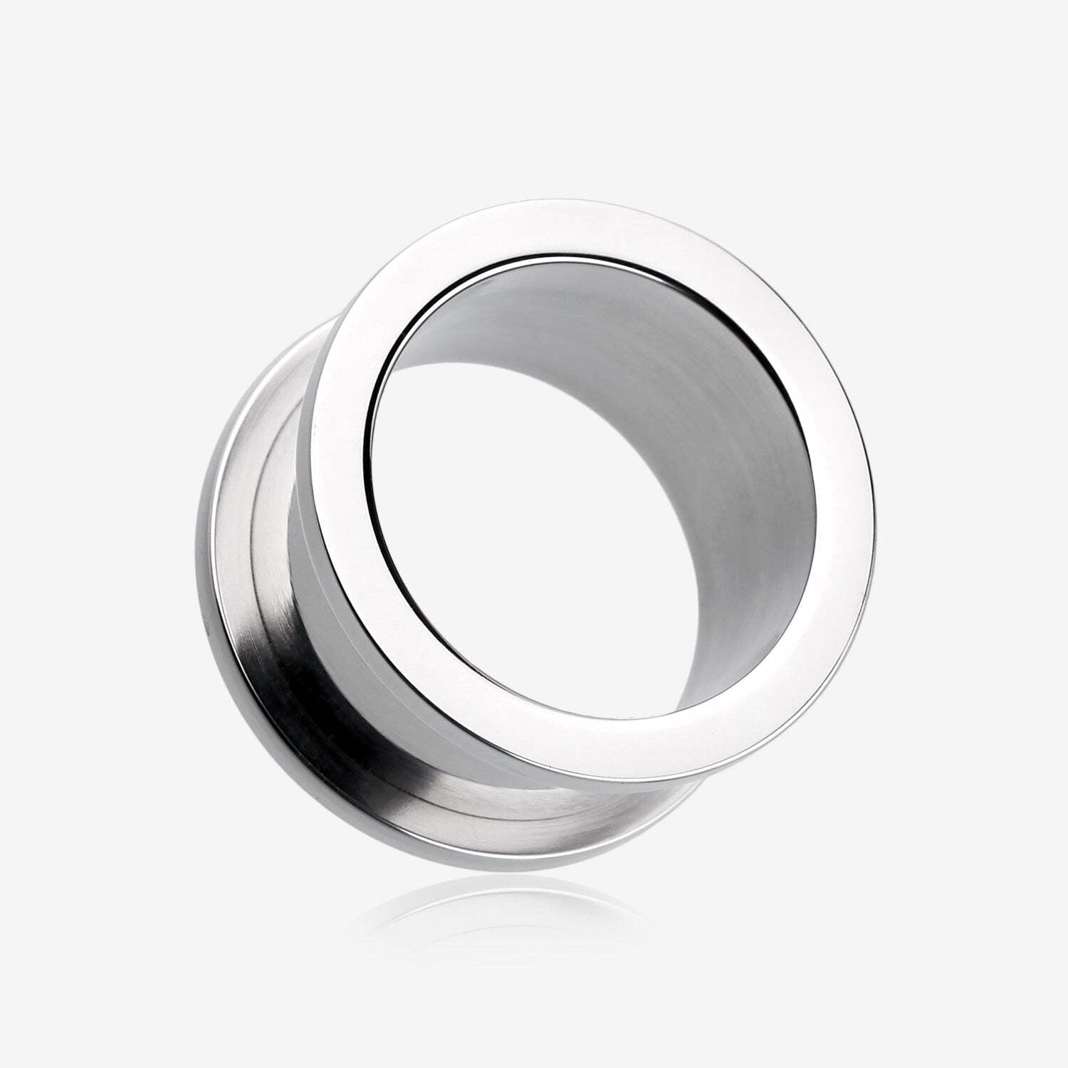 A Pair of Basic Steel Screw-Fit Ear Gauge Tunnel Plug - Walmart.com