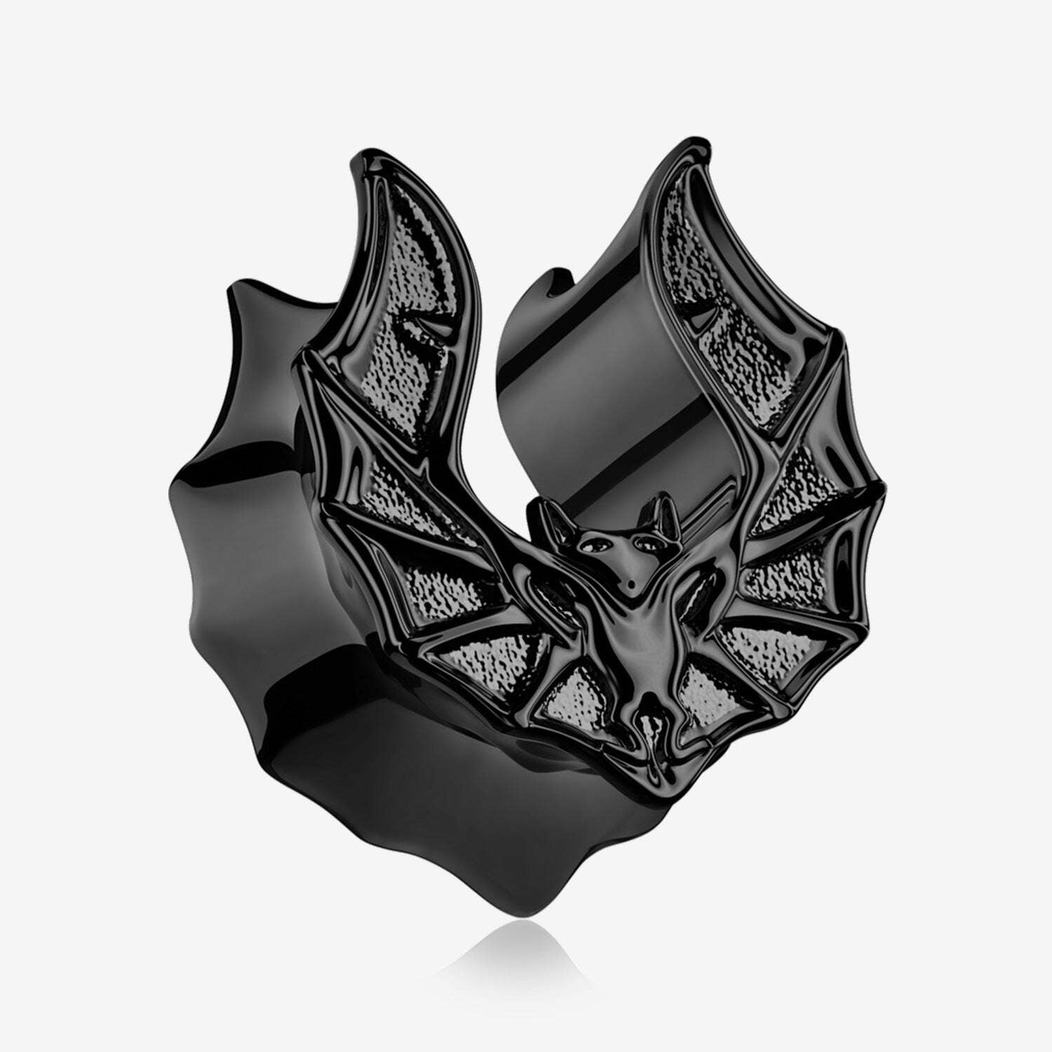 A Pair of Blackline Night Bat Saddle Spreader Steel Double Flared Plug ...