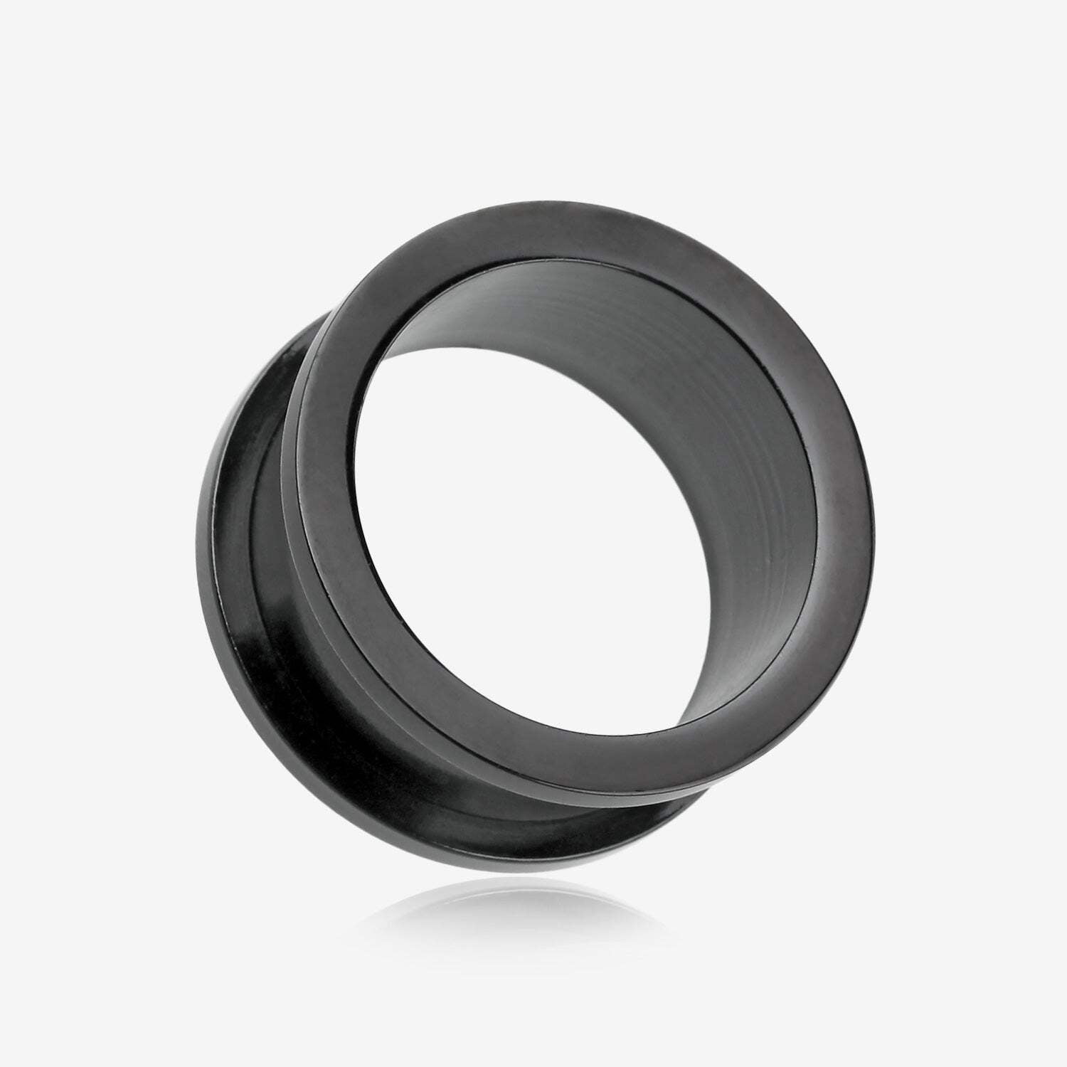 A Pair of Blackline Steel Screw-Fit Ear Gauge Tunnel Plug - Walmart.com