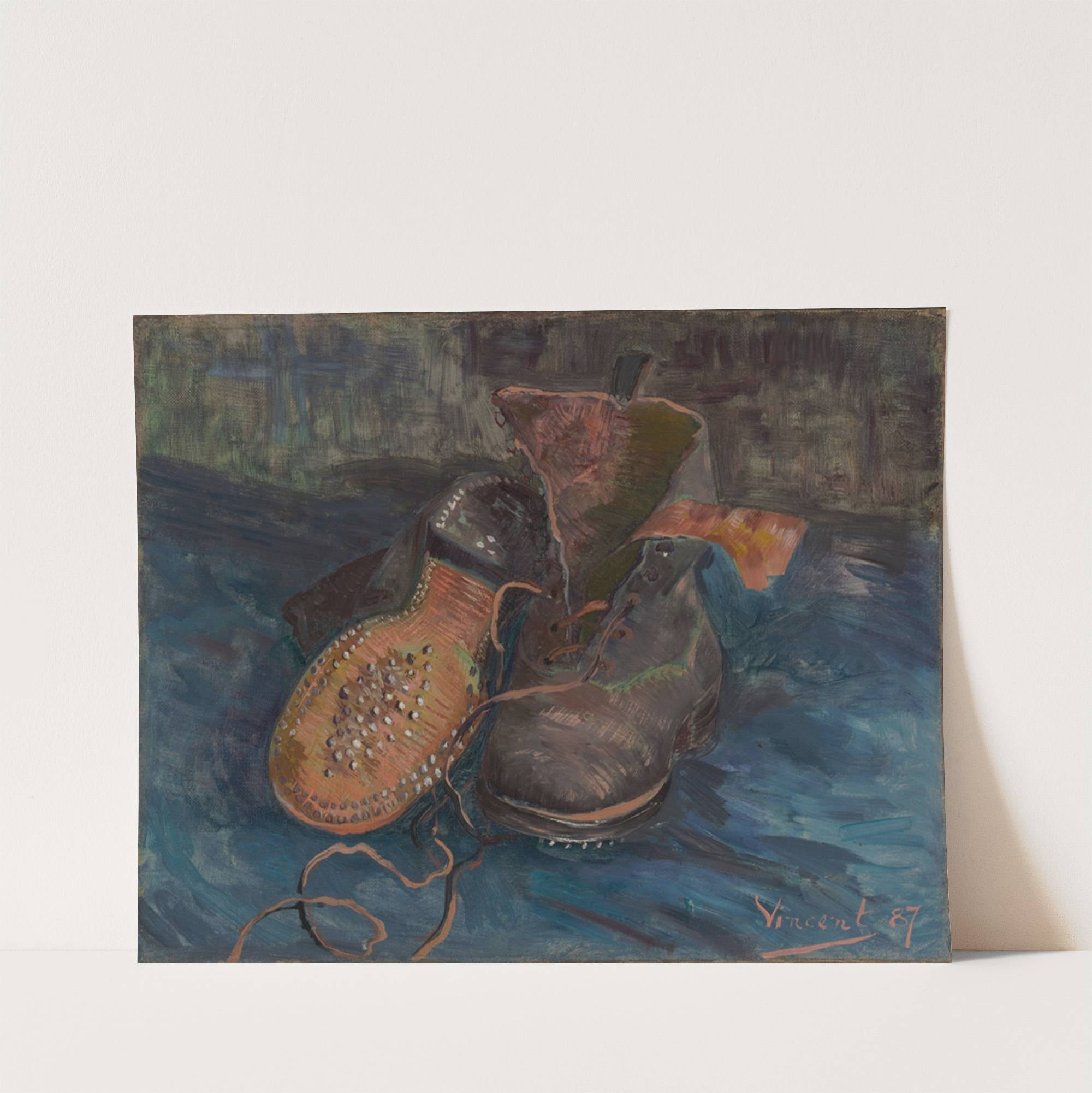 A Pair of Boots - Vincent Van Gogh Artwork - livingroom bedroom office ...