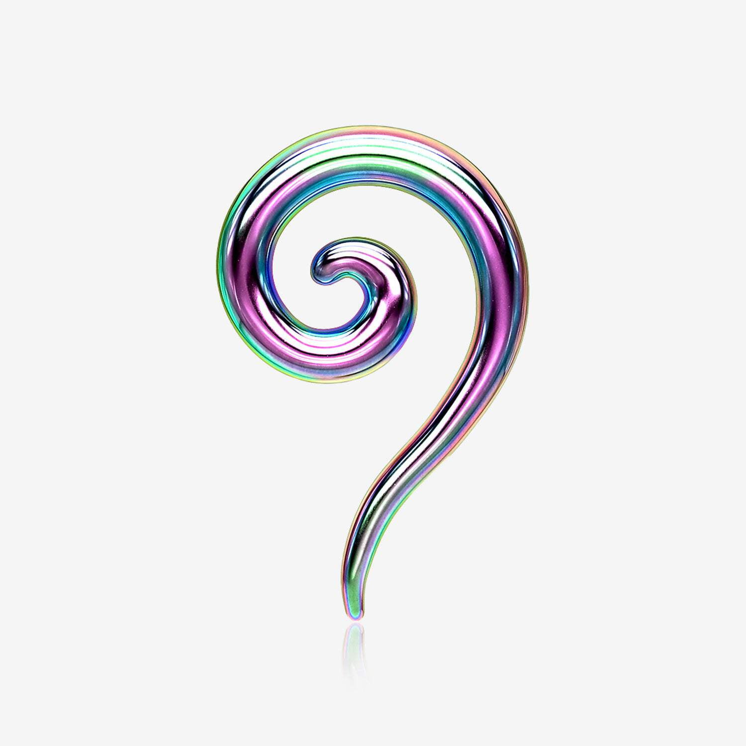 A Pair of Colorline Steel Spiral Tail Ear Weight Hanger Plug - Walmart.com