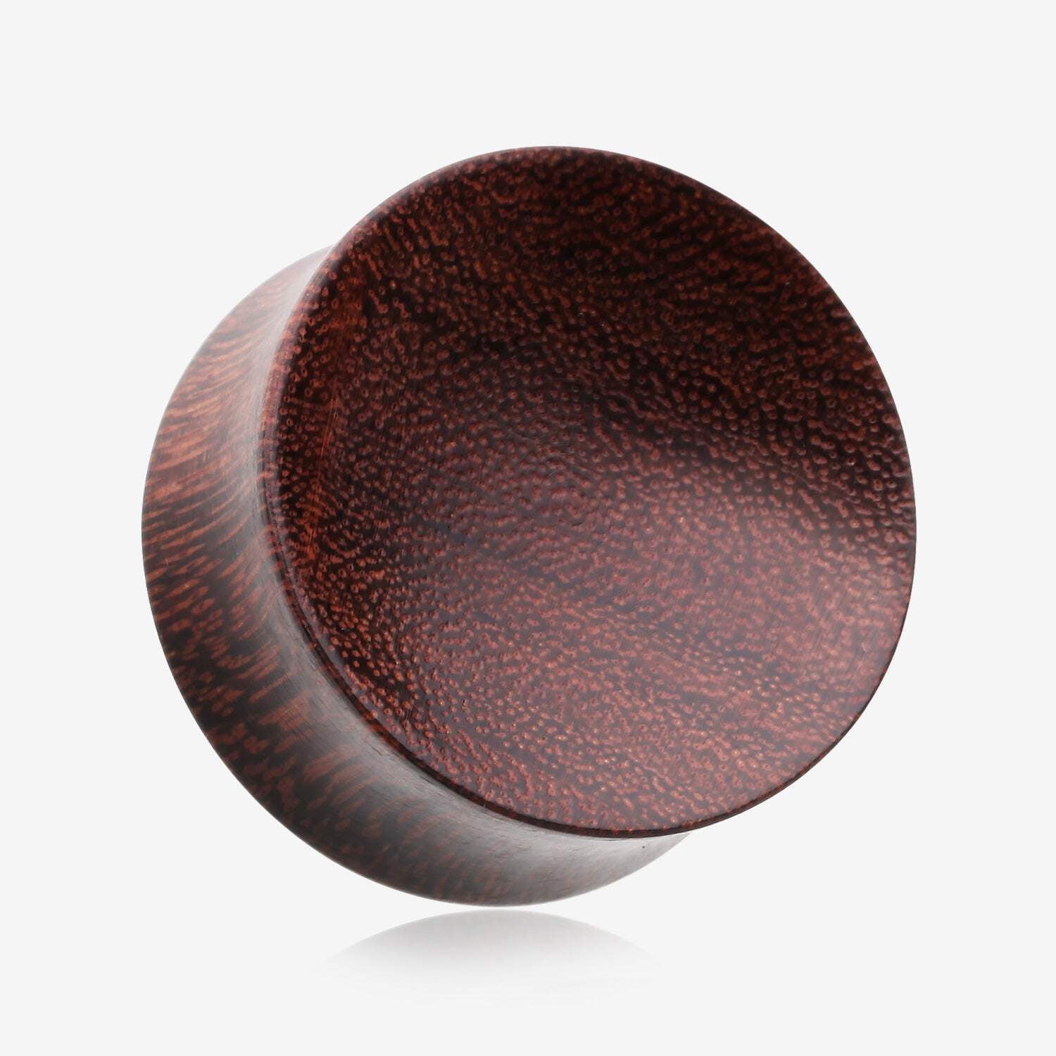 A Pair of Concave Dark Tamarind Wood Double Flared Plug - Walmart.com