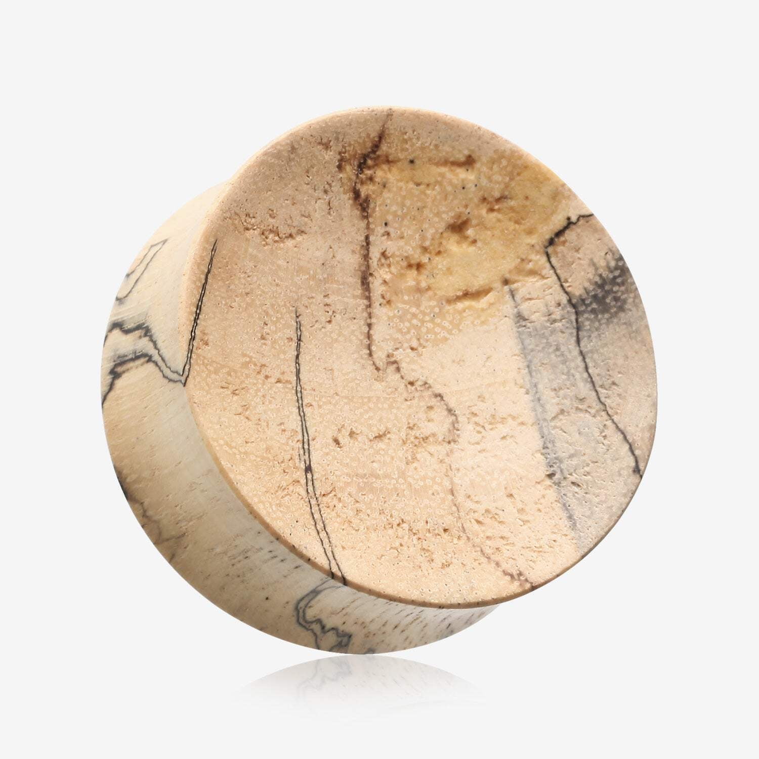 A Pair of Concave Old Tamarind Wood Double Flared Plug - Walmart.com