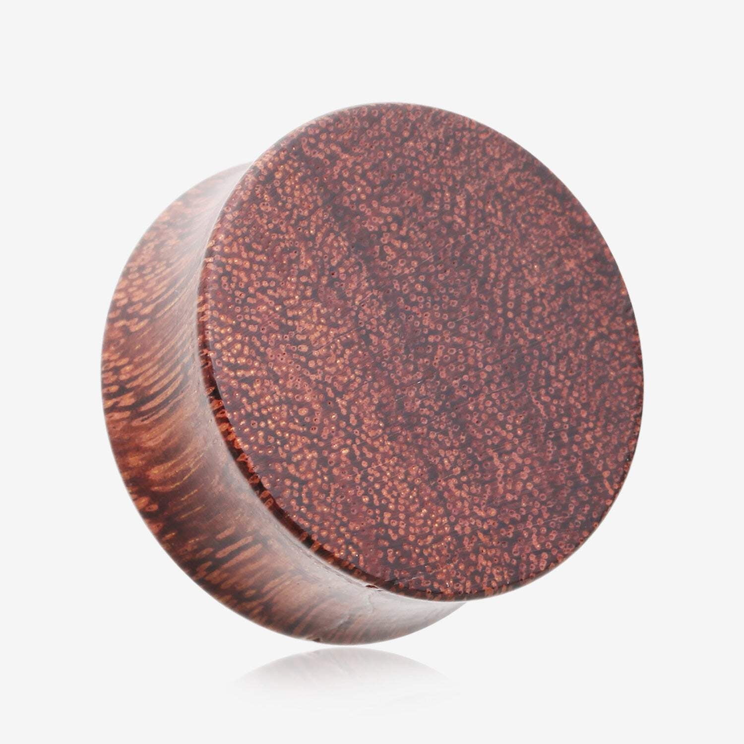 A Pair of Dark Tamarind Wood Double Flared Plug - Walmart.com