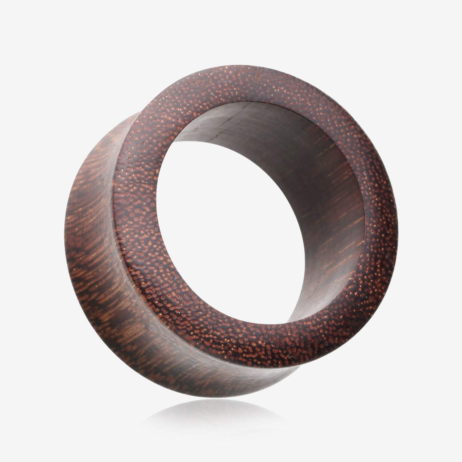 A Pair of Dark Tamarind Wood Double Flared Tunnel Plug - Walmart.com