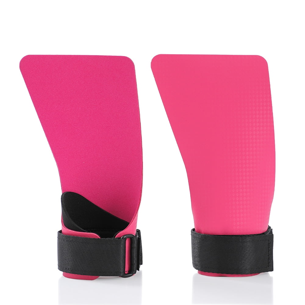 A Pair of Kevlar Rubber NO-hole Hand Grips for Crossfit Pull-ups Cross Training Gymnastics WODS ...