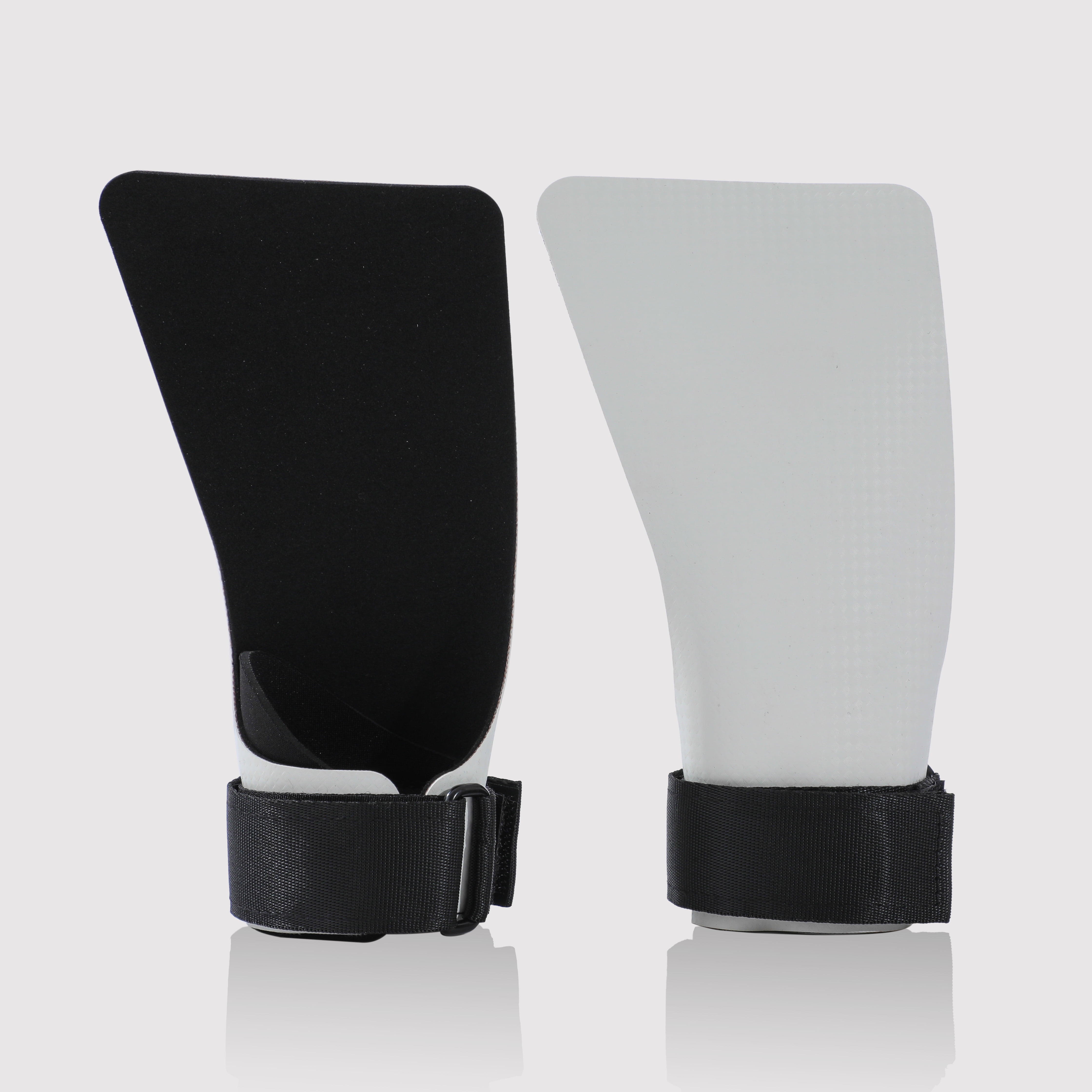 A Pair of Kevlar Rubber NO-hole Hand Grips for Crossfit Pull-ups Cross ...